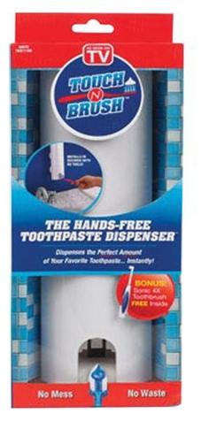 Touch N Brush Hands Free Toothpaste Dispenser ONLY $9.75 As Seen On TV ...