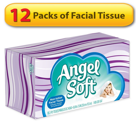 Angel Soft Facial Tissue Barcode