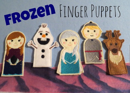 FROZEN theme finger puppets #FROZEN - A Thrifty Mom - Recipes, Crafts ...