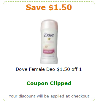 Women’s Dove Deodorant $1.50 off Coupon, Dove go fresh Deodorant 2 pk ...