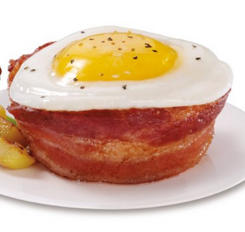 Perfect bacon bowl - Perfect for egg scrambles, Salads, Pasta and more ...