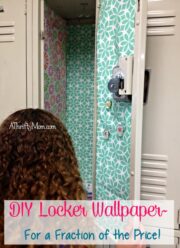 DIY Locker Wallpaper For a Fraction of the Price! – A Thrifty Mom