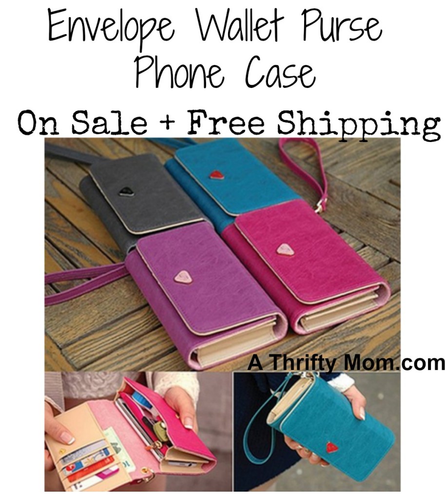 Envelope Wallet Purse Phone Case On Sale $5.39 Ships FREE - A Thrifty ...