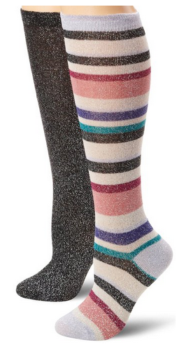 Jessica Simpson Women's Stripe Knee High Socks 2pk for $2.80 - A ...