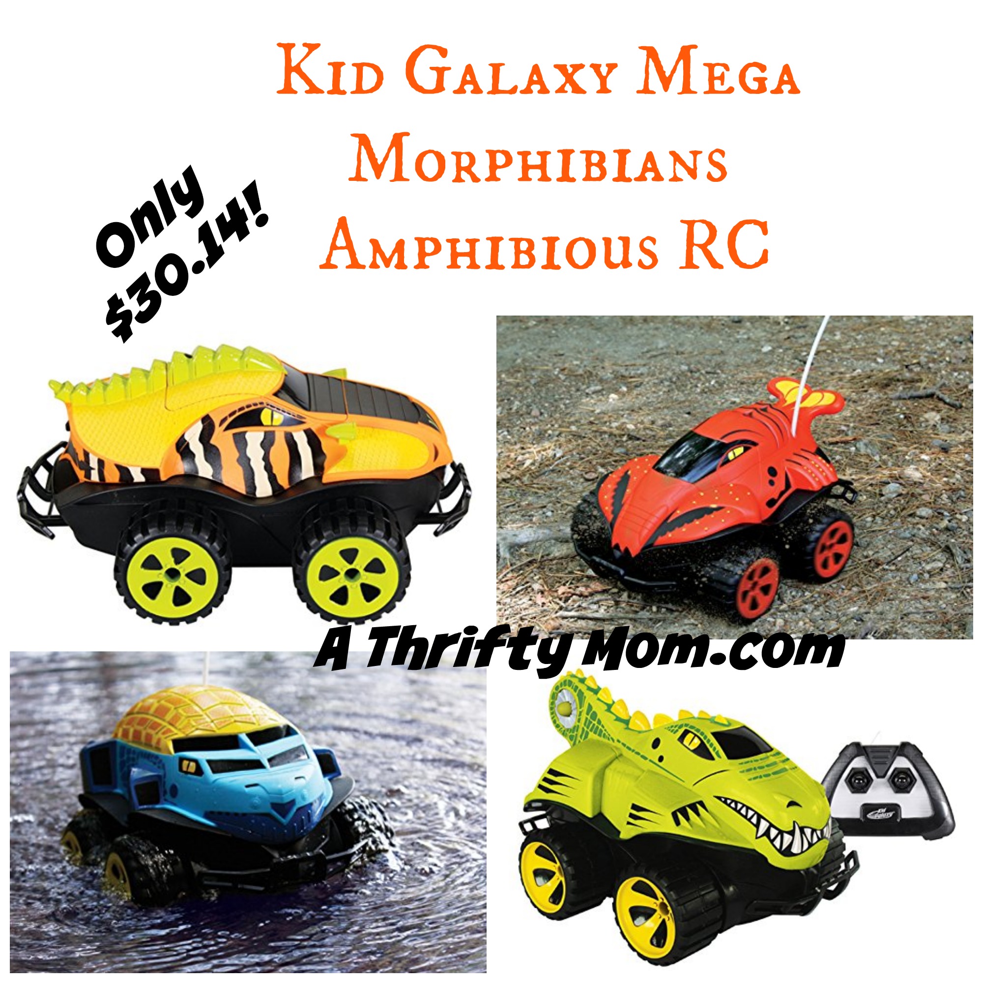 Kid Galaxy Mega Morphibians Amphibious RC ONLY $30.14 – HOT Toy for ...