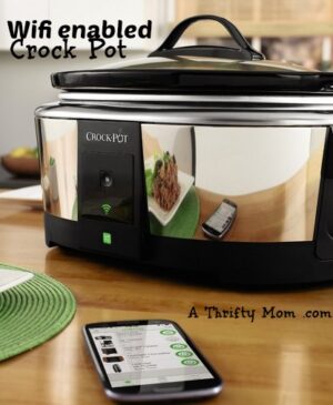 Wifi enabled Crock-Pot – Start dinner from work using your phone – A ...