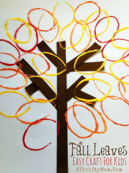 Fall Leaves ~ Easy Craft for Kids (made with toilet paper rolls & paint ...