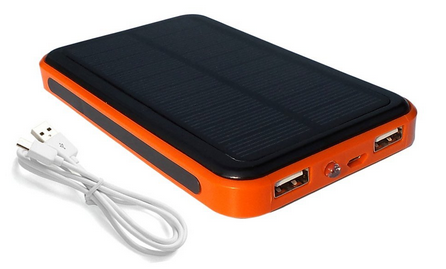 Solar Panel Charger USB Portable Backup External Battery Power Pack On ...