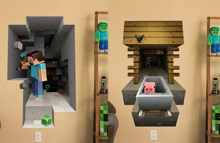 Lego Minecraft Steve Decals