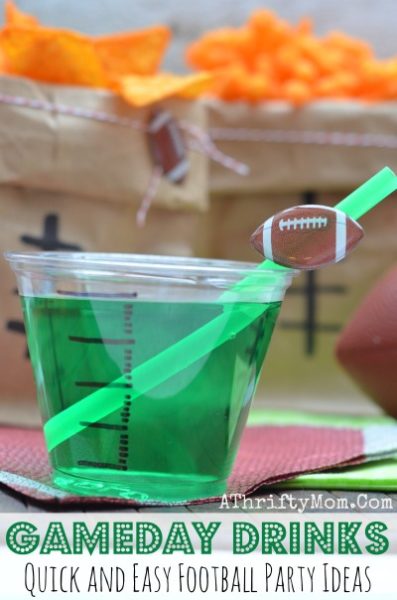 NFL Football Party Drinks ~ Easy Super Bowl Party Ideas – A Thrifty Mom