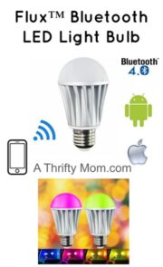 Flux™ Bluetooth LED Light Bulb - Dimmable Multicolored Color Changing ...