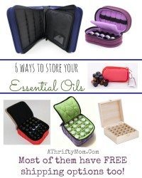 6 Ways To Store Your Essential Oils ~ Aromatherapy Oils Case (Free ...