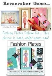 Remember playing with Fashion Plates? They are BACK – Get a brand new ...