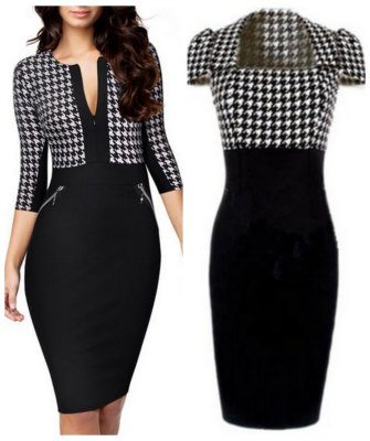 Houndstooth Pattern dresses On Sale – A Thrifty Mom