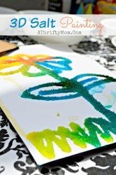 3D Salt Painting ~ Easy Crafts for Kids – A Thrifty Mom