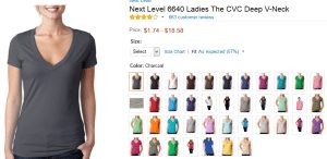 Womens V Neck Tee – Wardrobe Staple – A Thrifty Mom