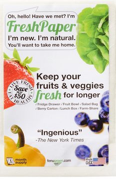 FreshPaper Produce Saver Sheets ~ New and Natural – A Thrifty Mom