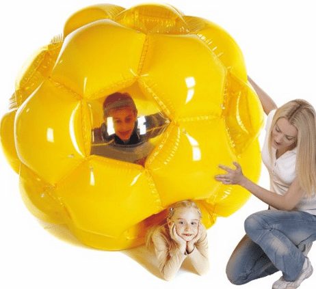 Jumbo Inflatable Ball to Crawl Inside and roll around – A Thrifty Mom