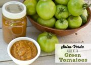 Green Tomato Recipe for Salsa Verde ~ What to do with Green Tomatoes ...