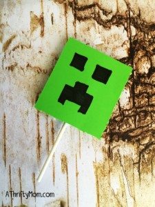 Minecraft Creeper Lollipops – A Thrifty Mom