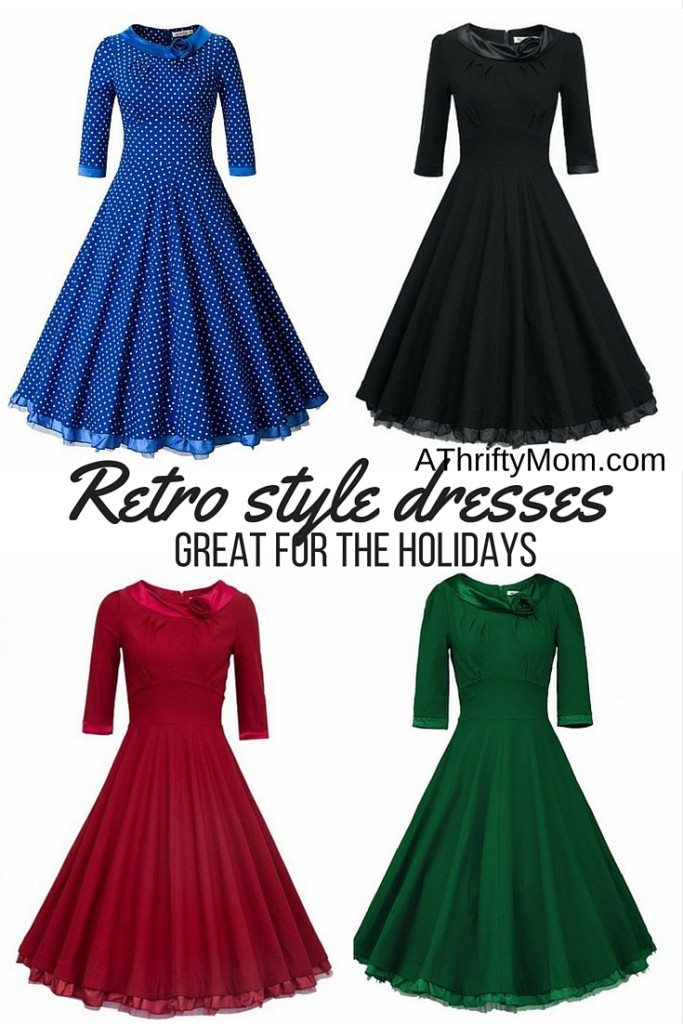 Retro style dresses, plus size too! Perfect for the Holidays – A ...