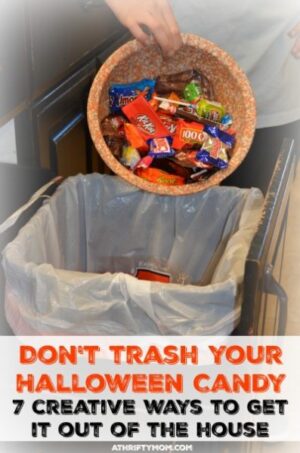 Don't TRASH your Halloween candy ~ 7 creative ways to repurpose it