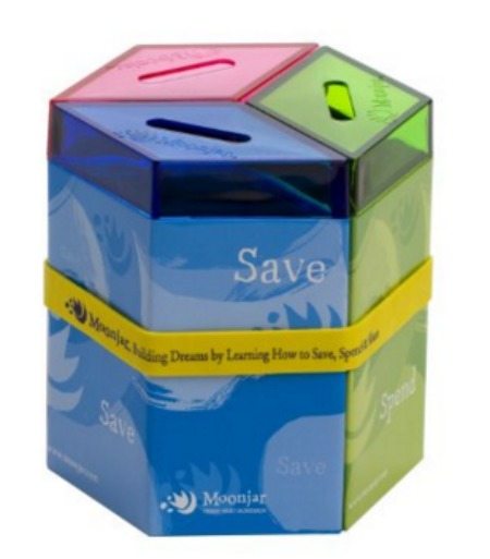 3 part money bank, spend, save and share – A Thrifty Mom