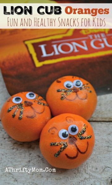 Lion Cub Oranges ~ Healthy Snacks For Kids, Lion Guard Party ideas # ...