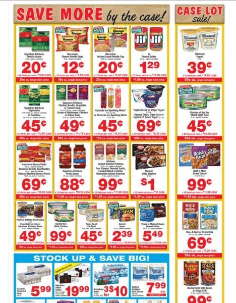 Albertsons Case Lot Sale, time to stock up! – A Thrifty Mom