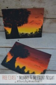 Paint Night ~ Mommy & Me FREE Online Painting Class, Join us LIVE – A ...