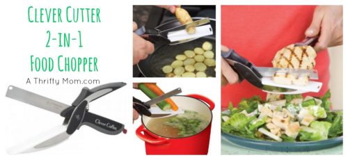Clever Cutter 2-in-1 Food Chopper – Replace your Kitchen Knives and ...
