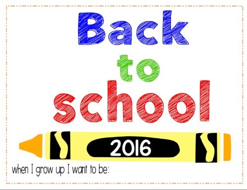 Free back to school 2016 printables, 2 styles to pick from! – A Thrifty Mom