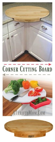 Kitchen Hacks, Ideas for a dream kitchen – Corner Cutting Board – A ...