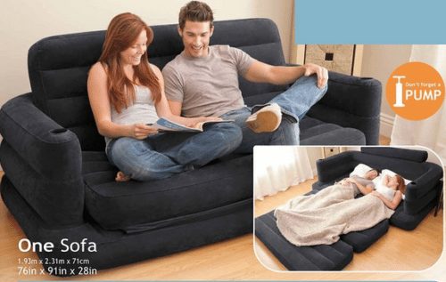 Intex Inflatable Pull Out Sofa Queen Bed Mattress Sleeper | Cabinets Matttroy