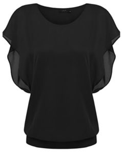 Short Sleeve Chiffon Top – A Thrifty Mom