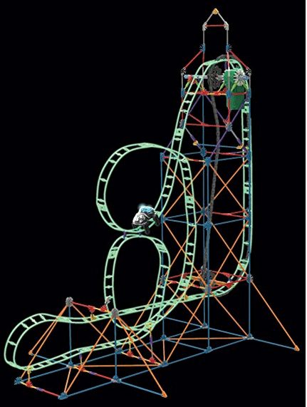 K’NEX Looping Light-Up Roller Coaster