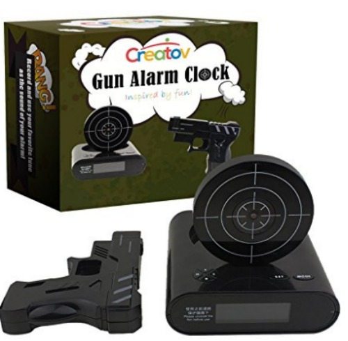 Gun alarm clock – A Thrifty Mom