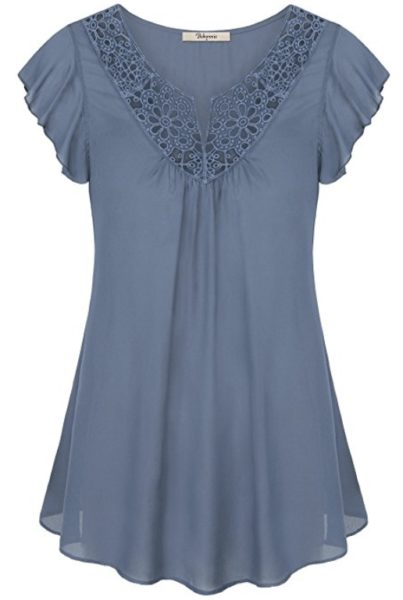 Chiffon Short Sleeve Top – A Thrifty Mom