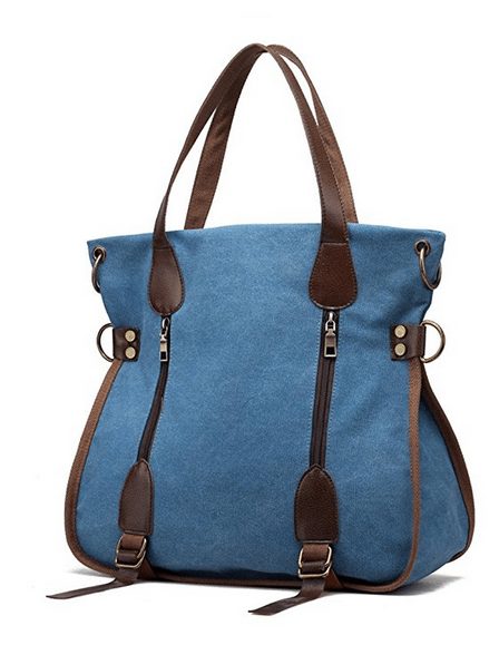Canvas Crossbody Messenger Tote – A Thrifty Mom