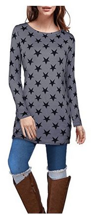 Casual Stars Tunic Top – A Thrifty Mom