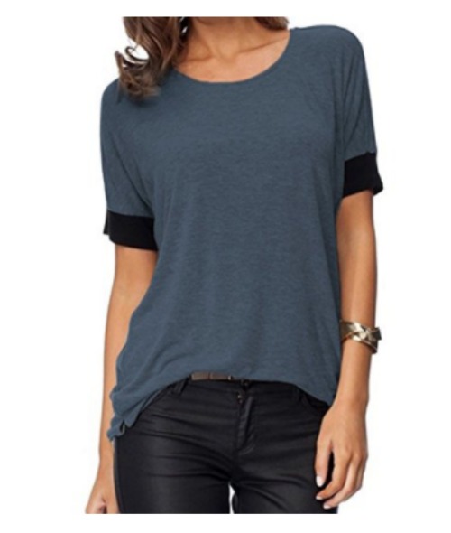 Color block sleeve top - A Thrifty Mom - Recipes, Crafts, DIY and more