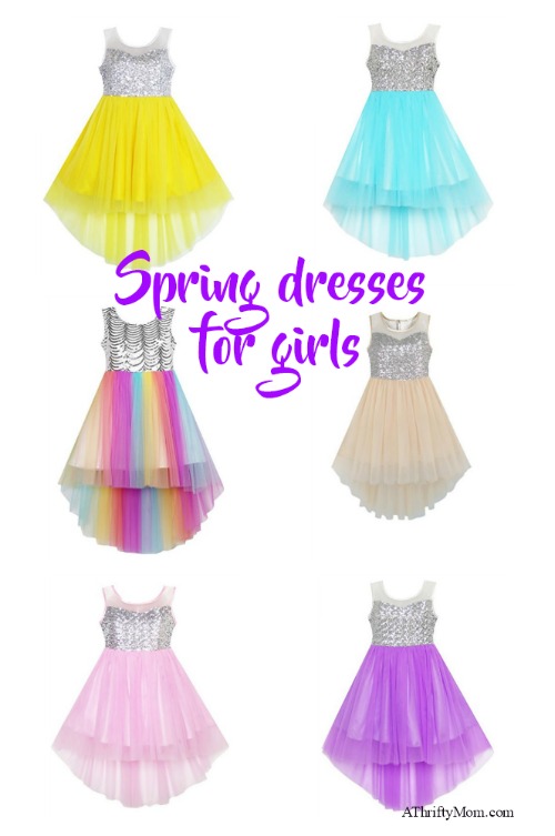 Spring dress for girls – A Thrifty Mom