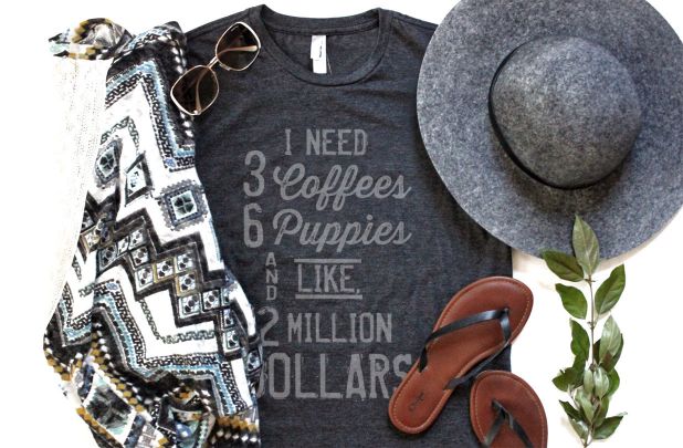 Things I need tee – A Thrifty Mom