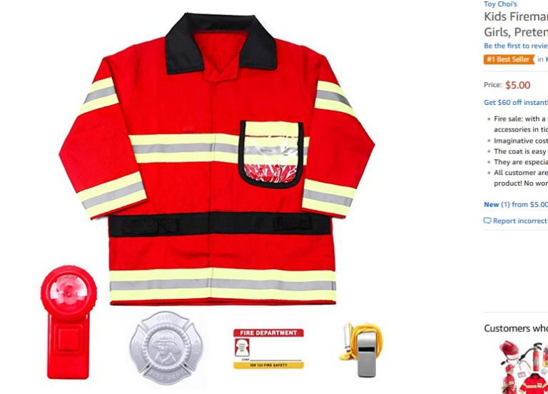 Kids Fireman Costume – A Thrifty Mom