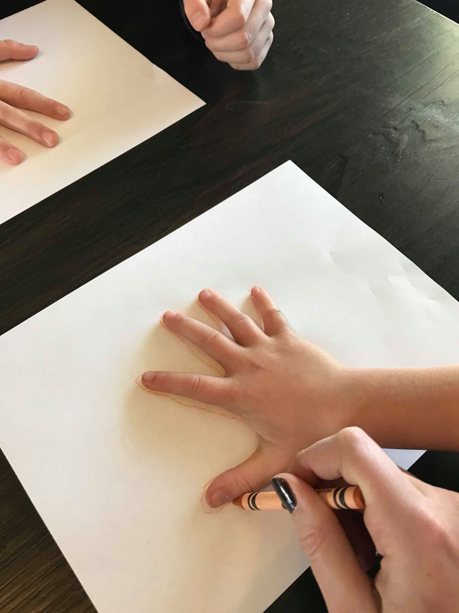 Thankful Turkey Hands – Easy Craft – A Thrifty Mom