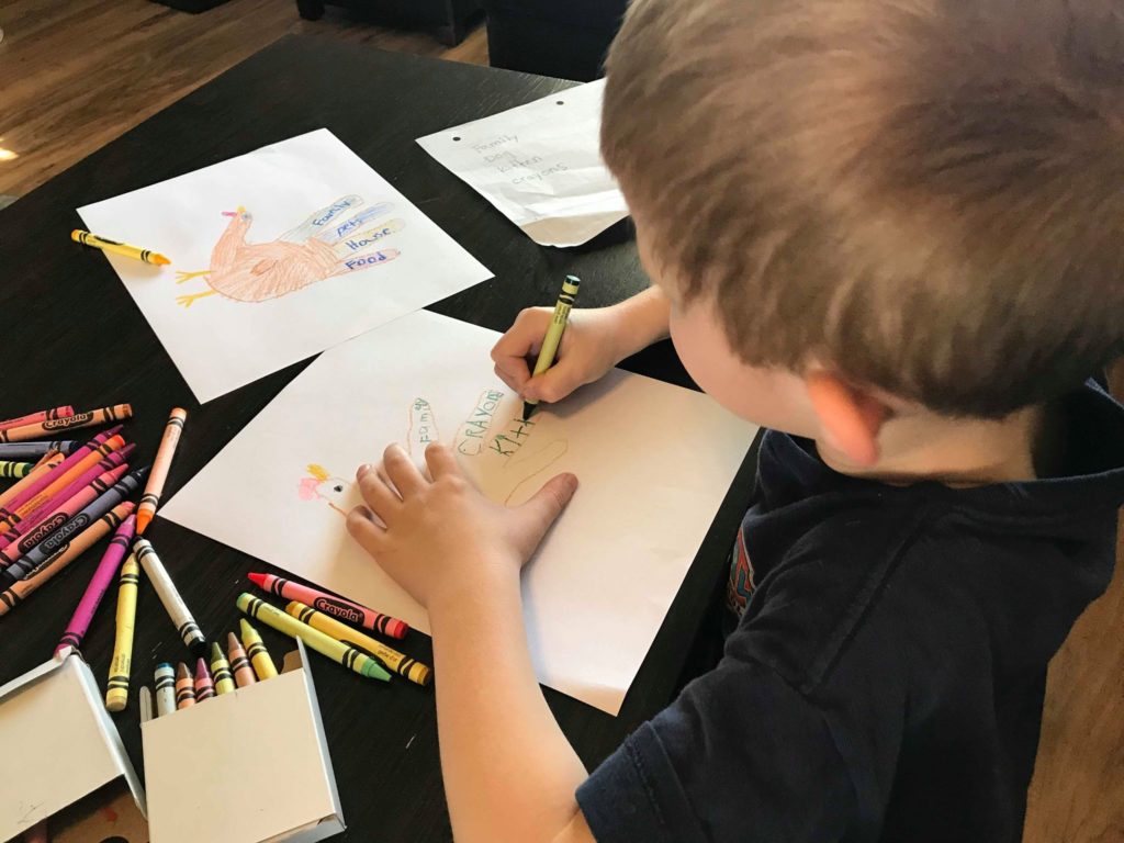 Thankful Turkey Hands – Easy Craft – A Thrifty Mom