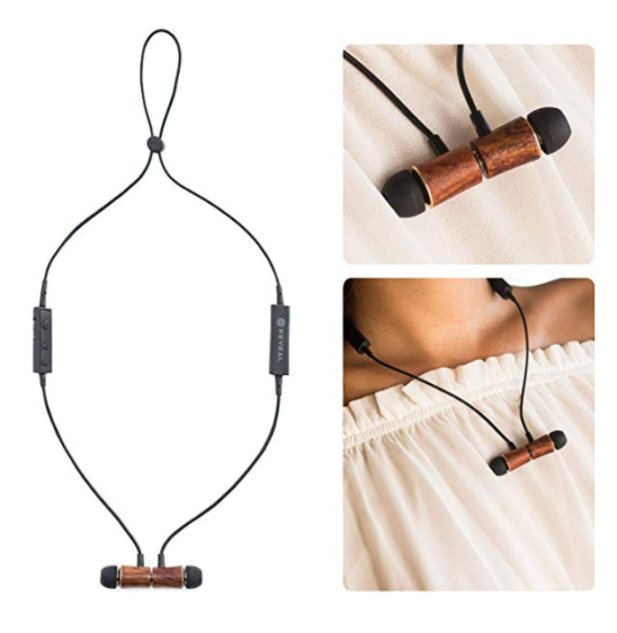 Wood Bluetooth Magnetic Earbuds - A Thrifty Mom