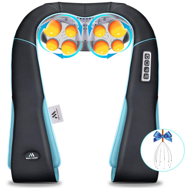 Back Neck & Shoulder Massager with Heat – A Thrifty Mom