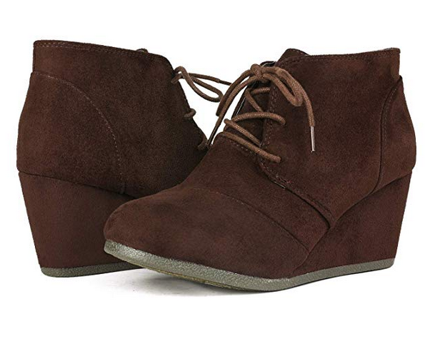 Women’s Low Wedge Heel Booties – A Thrifty Mom