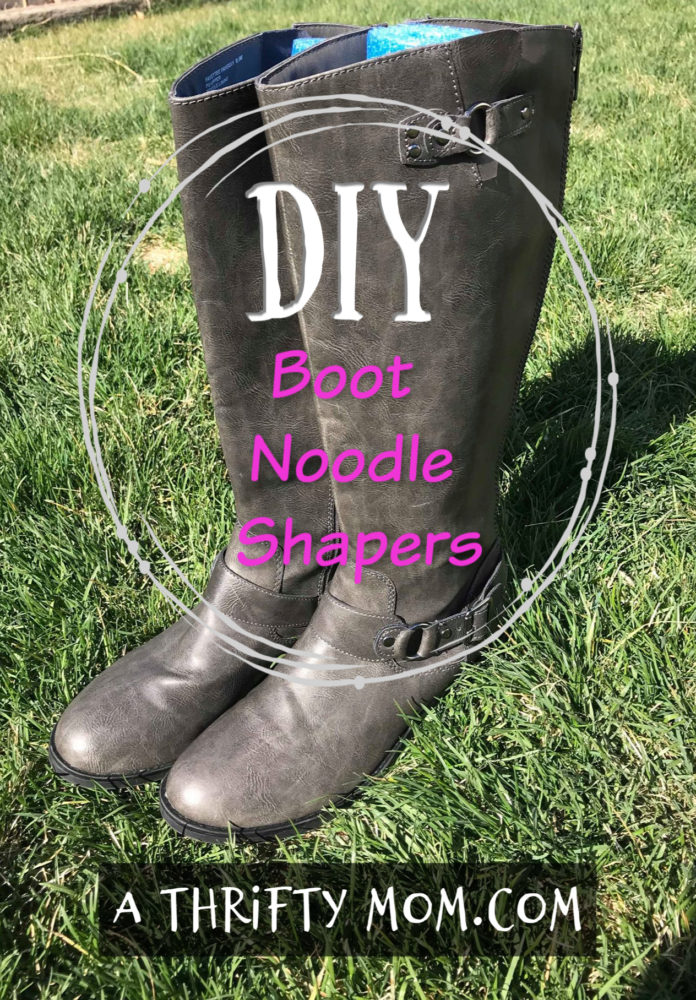 $1 DIY Boot Shapers – A Thrifty Mom